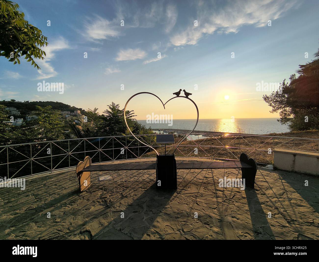 Sunset on agropoli town hi-res stock photography and images - Alamy