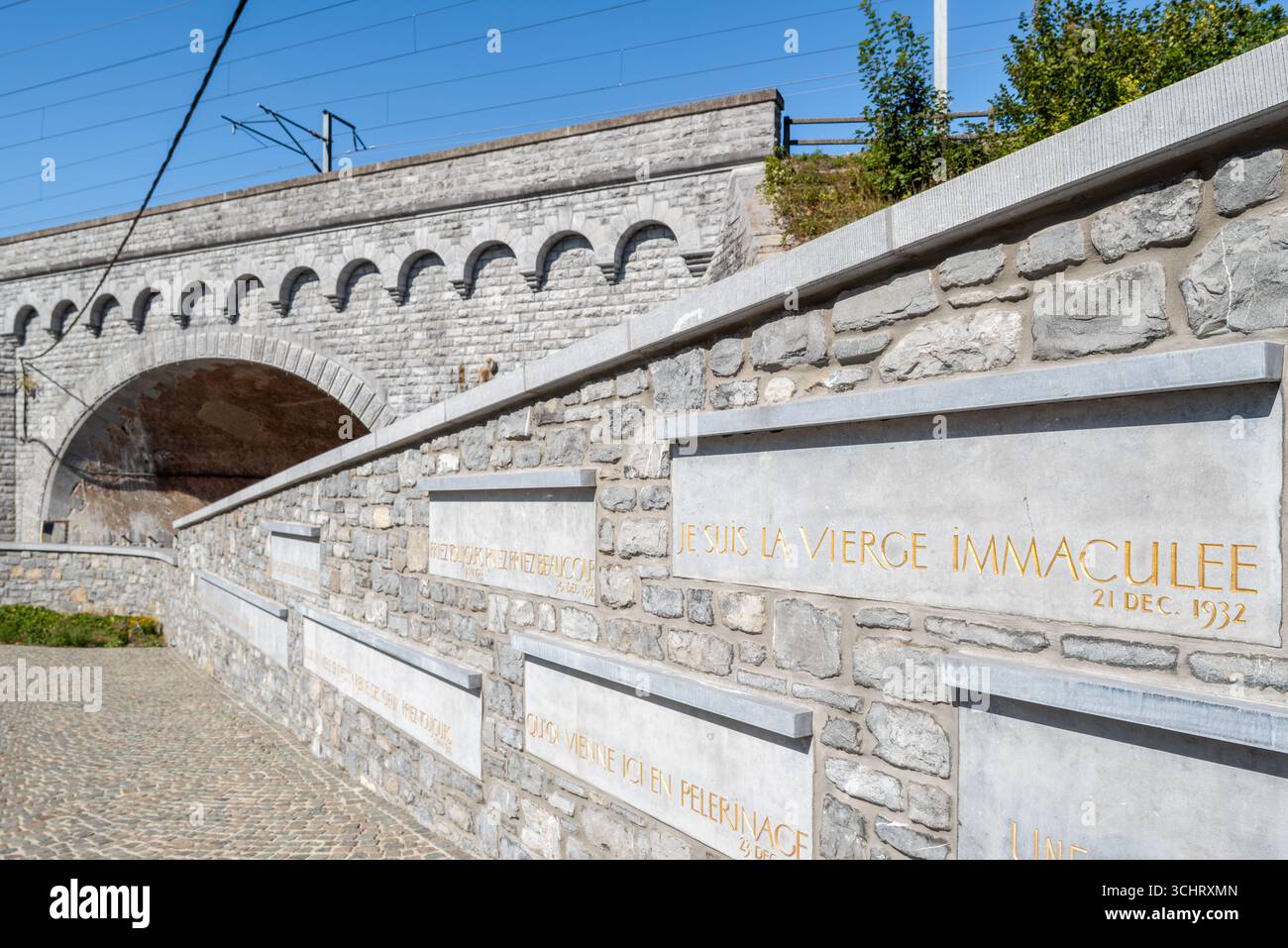 Bridge at Our Lady of Beauraing / Notre-Dame de Beauraing sanctuary ...