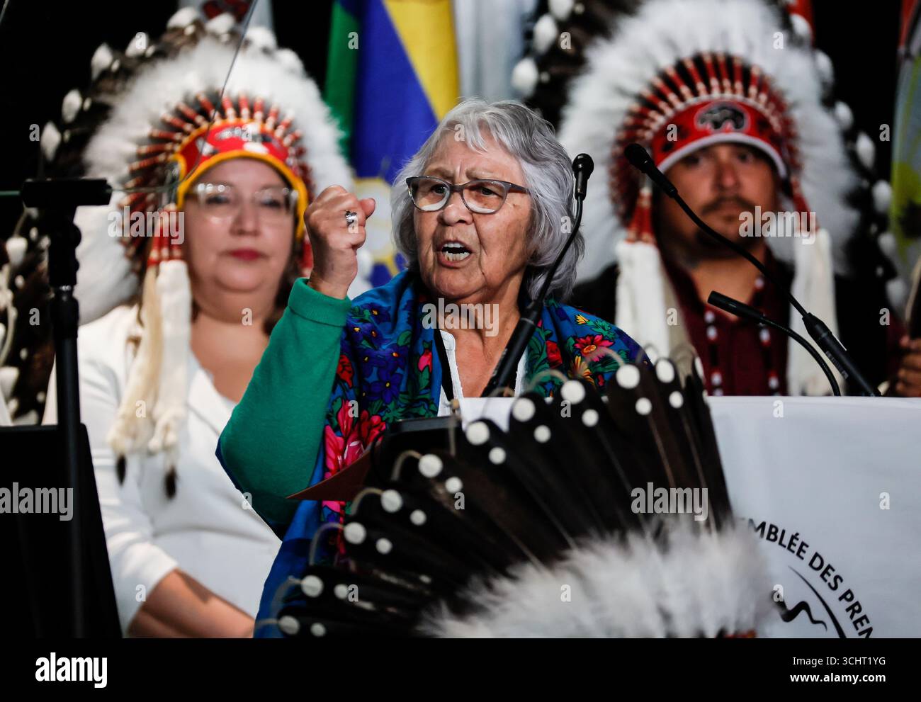 Elder Dolly Wilson from Peguis F.N. speaks at the Assembly of First ...