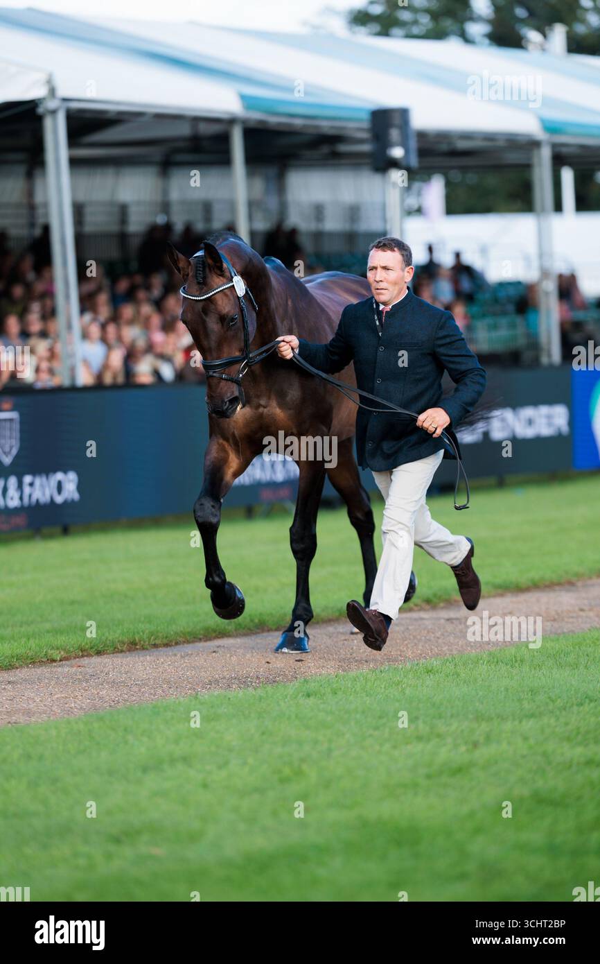 Austin O'connor of Ireland with Sixmilewater during the first horse ...