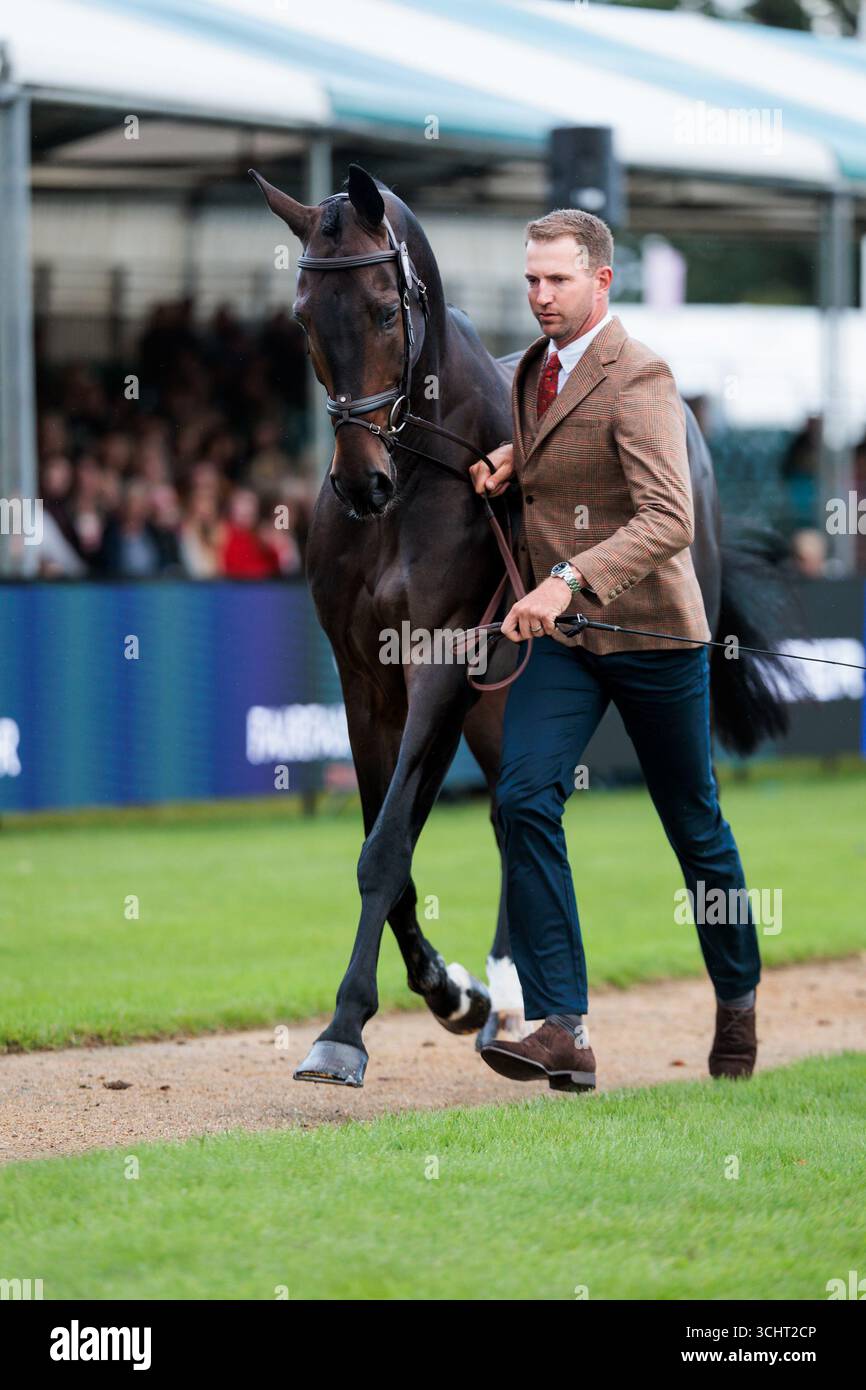 Jesse Campbell of Australia with Cooley Lafitte during the first horse ...