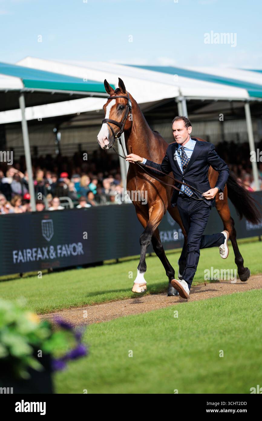 Joseph Murphy of Ireland with Belline Fighting Spirit during the first ...
