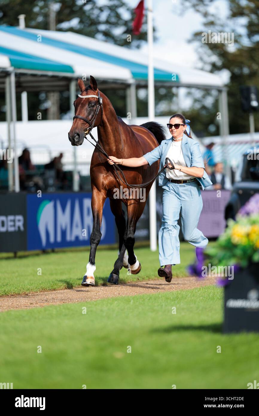 Samantha Lissington of Australia with Billy Alberto during the first ...