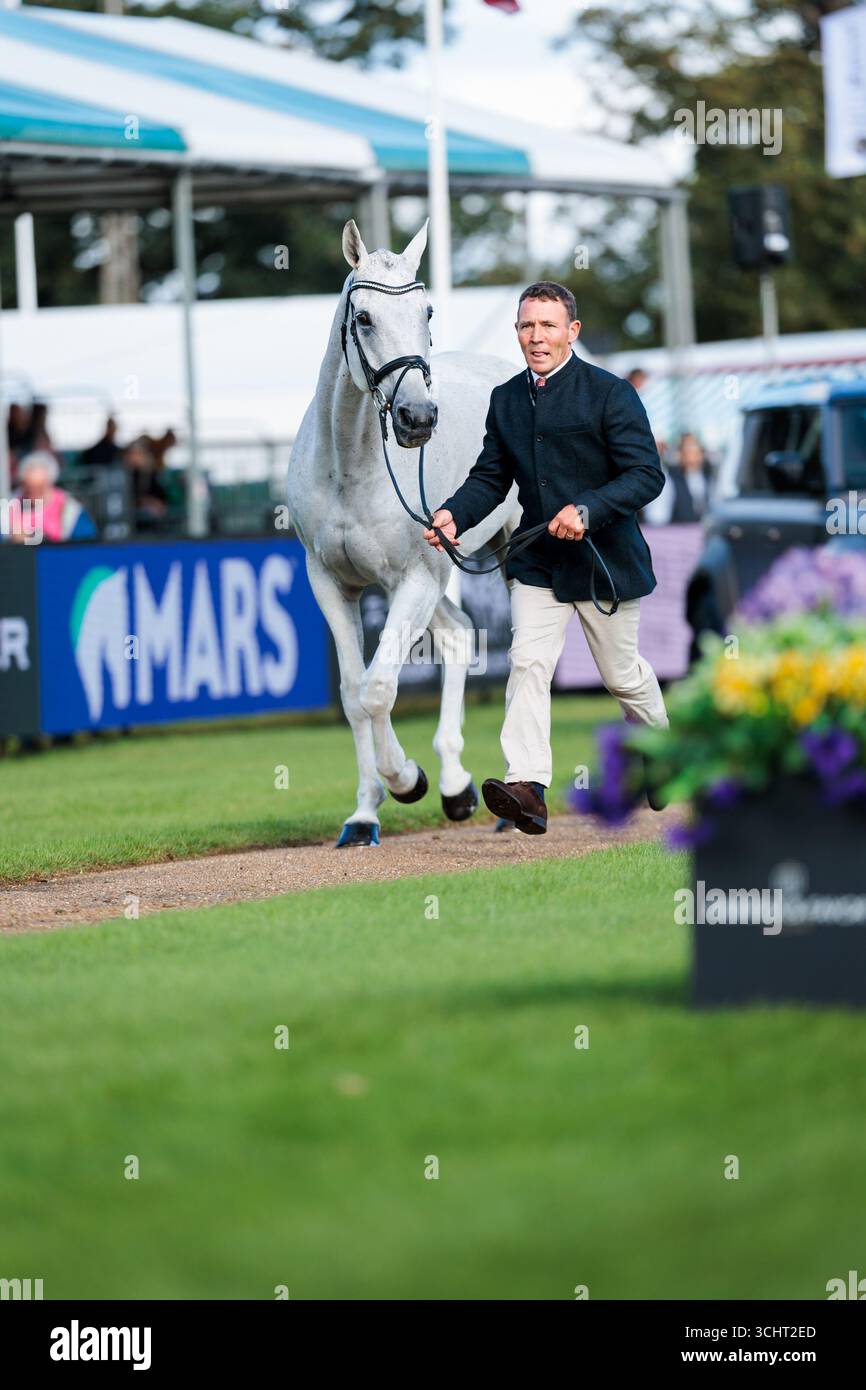 Austin O'connor of Ireland with Colorado Blue during the first horse ...