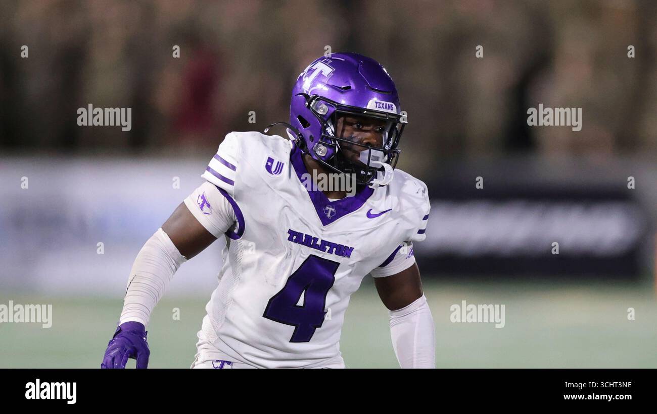 Tarleton State's Omar Emmons (4) in action against Army during an NCAA ...
