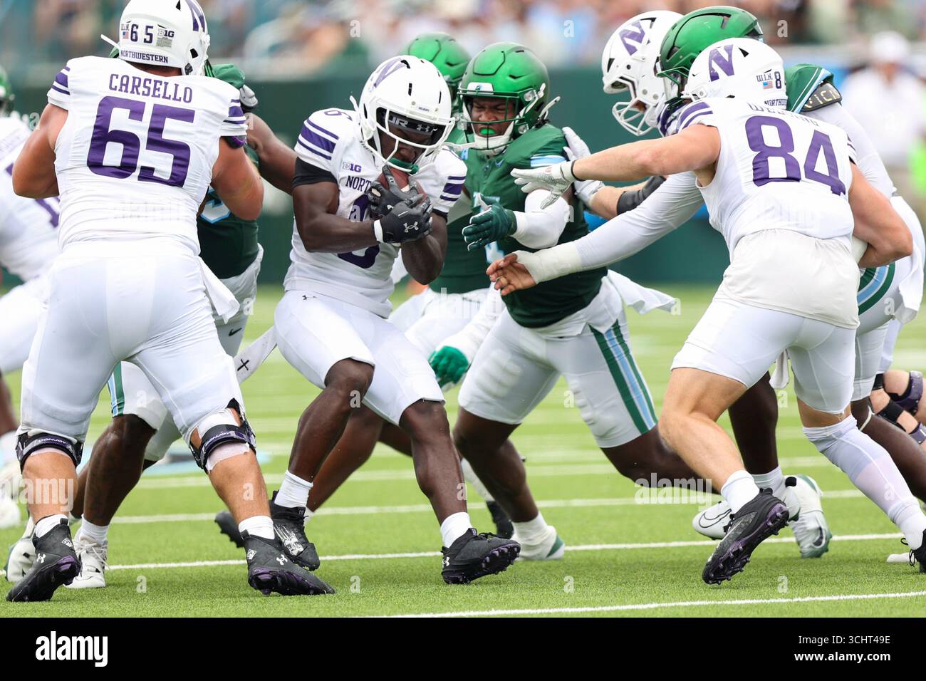 Tulane Green Wave safety Kevin Adams III (7) closes in on Northwestern ...