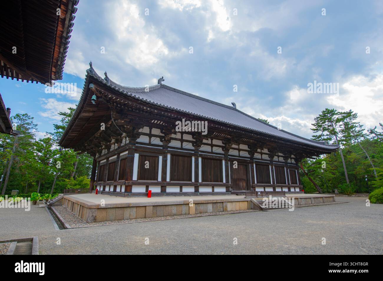 Kondo (Golden Hall) of Toshodai Ji Temple. This temple is a Risshu ...