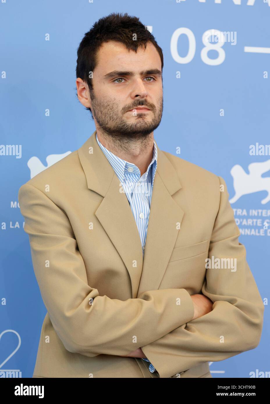 Duke Nicholson poses at the photocall of 'In The Hand Of Dante' during ...