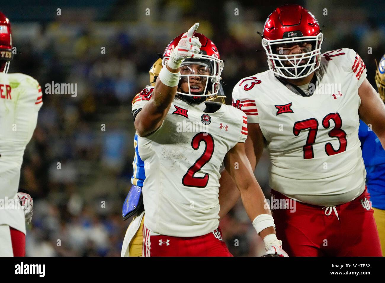 Utah Utes wide receiver Creed Whittemore (2) during an NCAA football ...