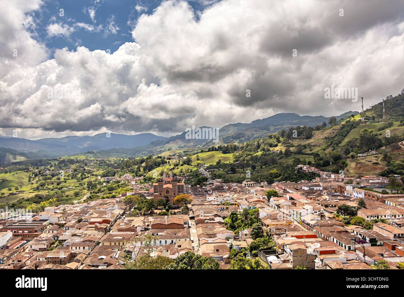 scenic view of Jericó de Antioquia in Colombia Stock Photo - Alamy