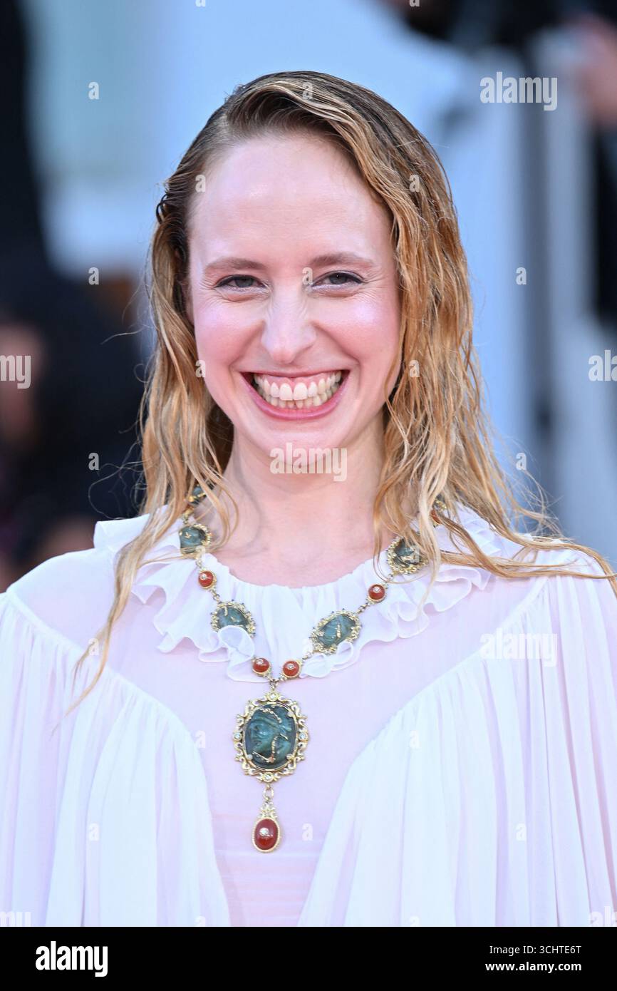 Fanni Wrochna attending the Duse Premiere as part of the 82nd Venice ...