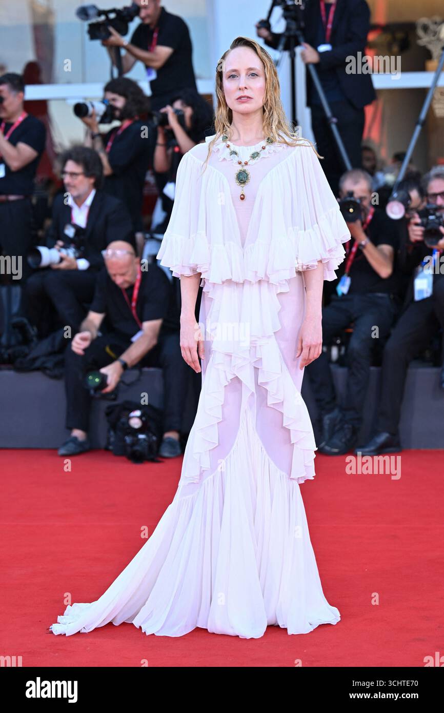 Fanni Wrochna attending the Duse Premiere as part of the 82nd Venice ...
