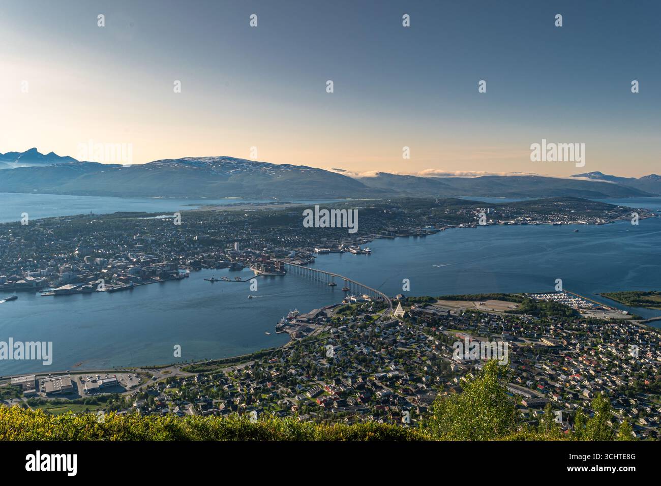Tromso, the capital of the Arctic Circle, on the island of Tromsøya Stock Photo - Alamy