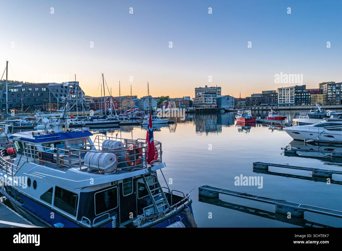 Tromso, the capital of the Arctic Circle, on the island of Tromsøya Stock Photo - Alamy
