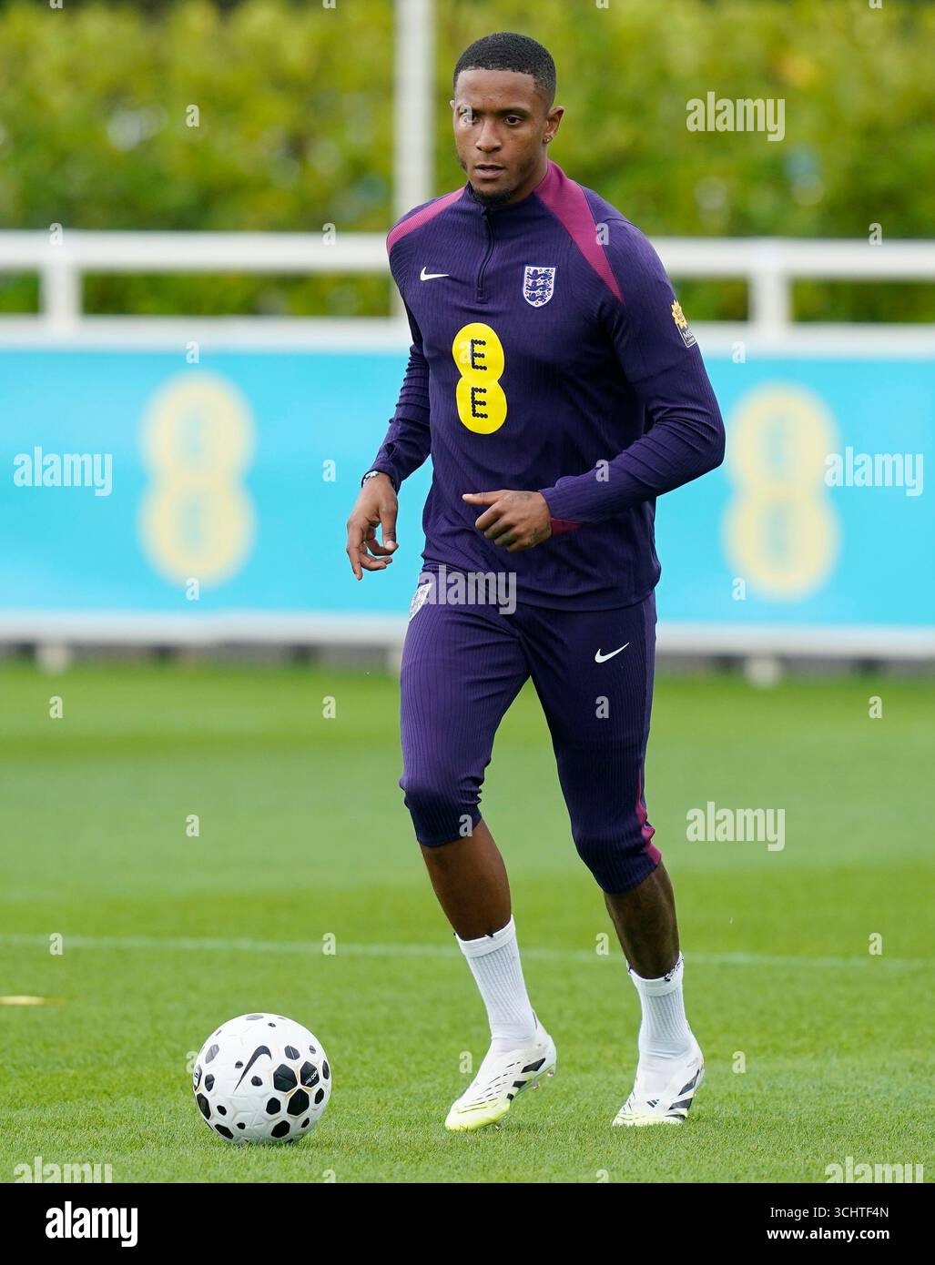 Ezri Konsa of England during an England training session at St George's ...