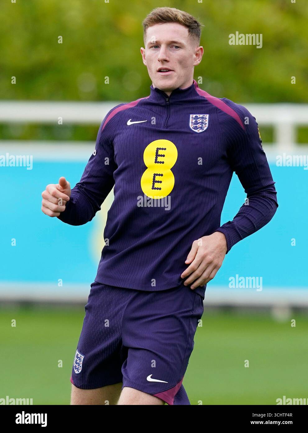 Elliot Anderson of England during an England training session at St ...