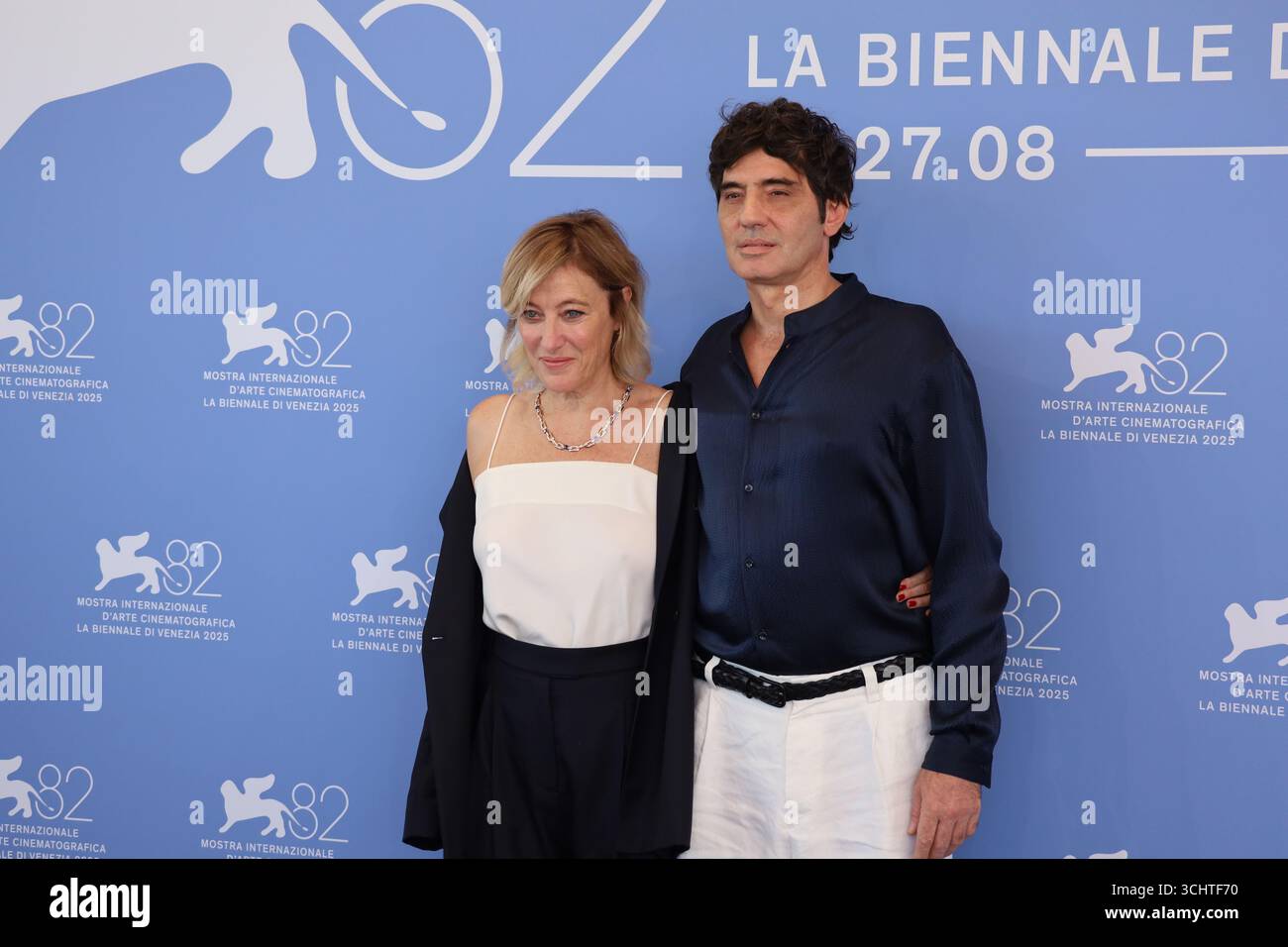Venice, Italy, 3rd September, 2025. Valeria Bruni Tedeschi and Director ...