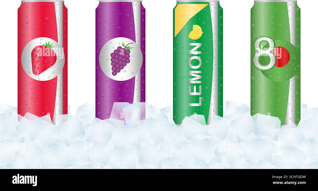 Ice cubes background in Stock Vector Images - Alamy