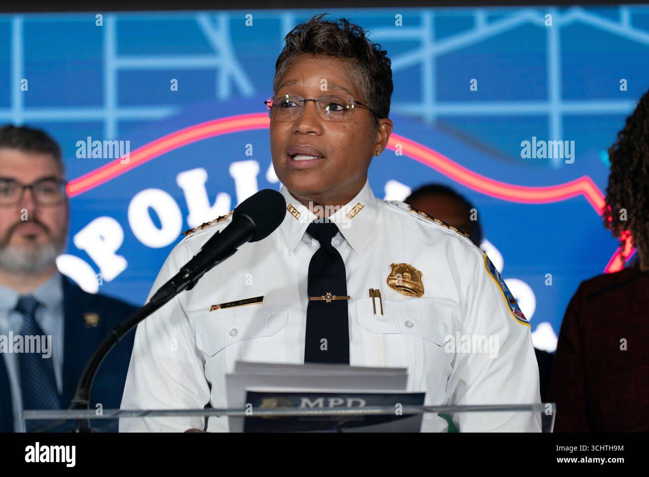 Pamela Smith, Chief of Police of the Metropolitan Police Department ...