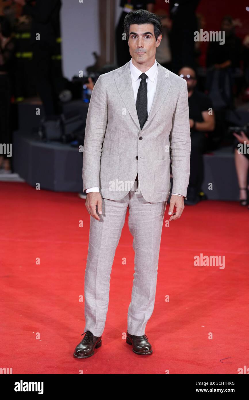 Louis Cancelmi poses for photographers on the red carpet for the film ...