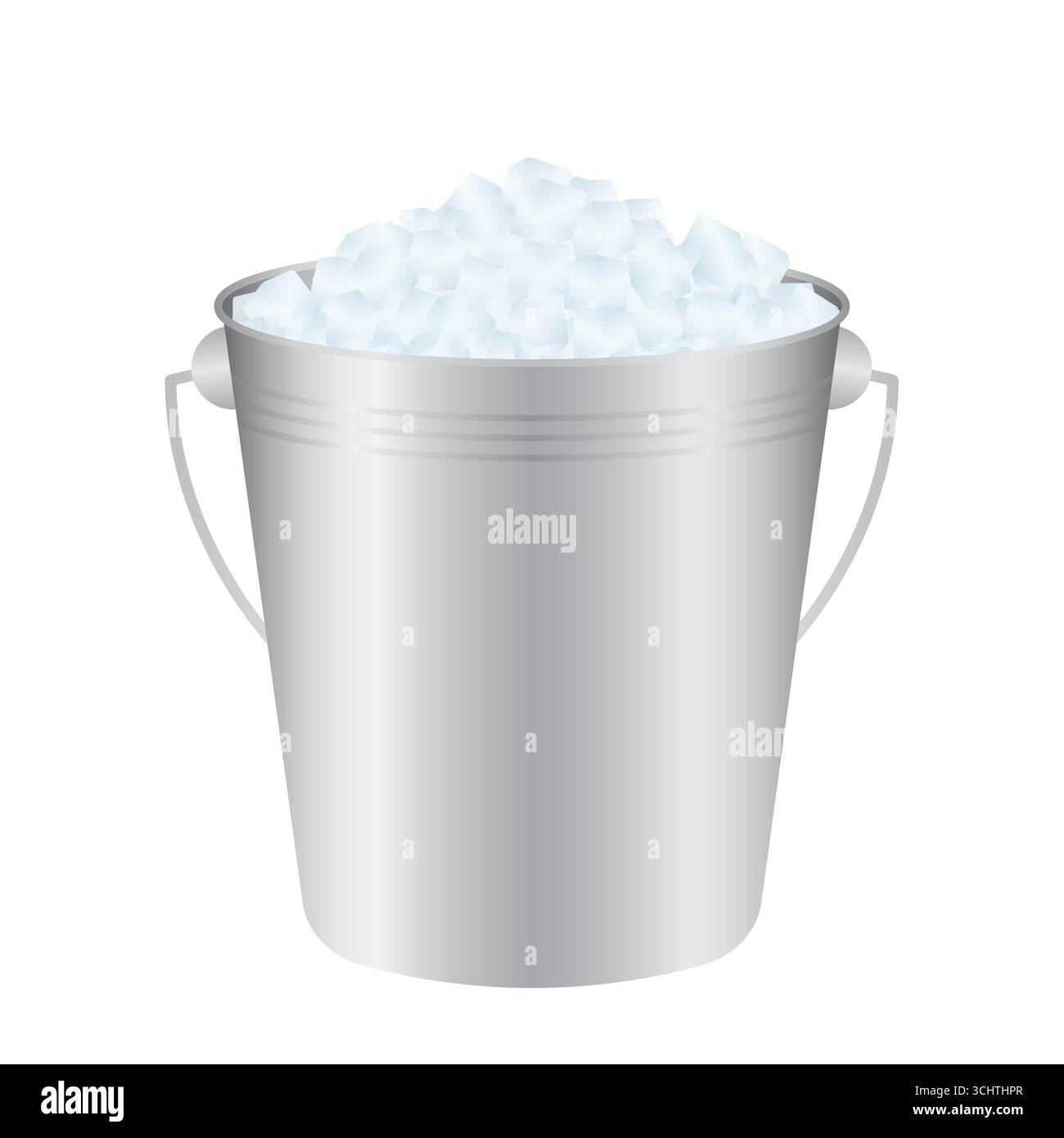 Bucket of iced water Stock Vector Images - Alamy
