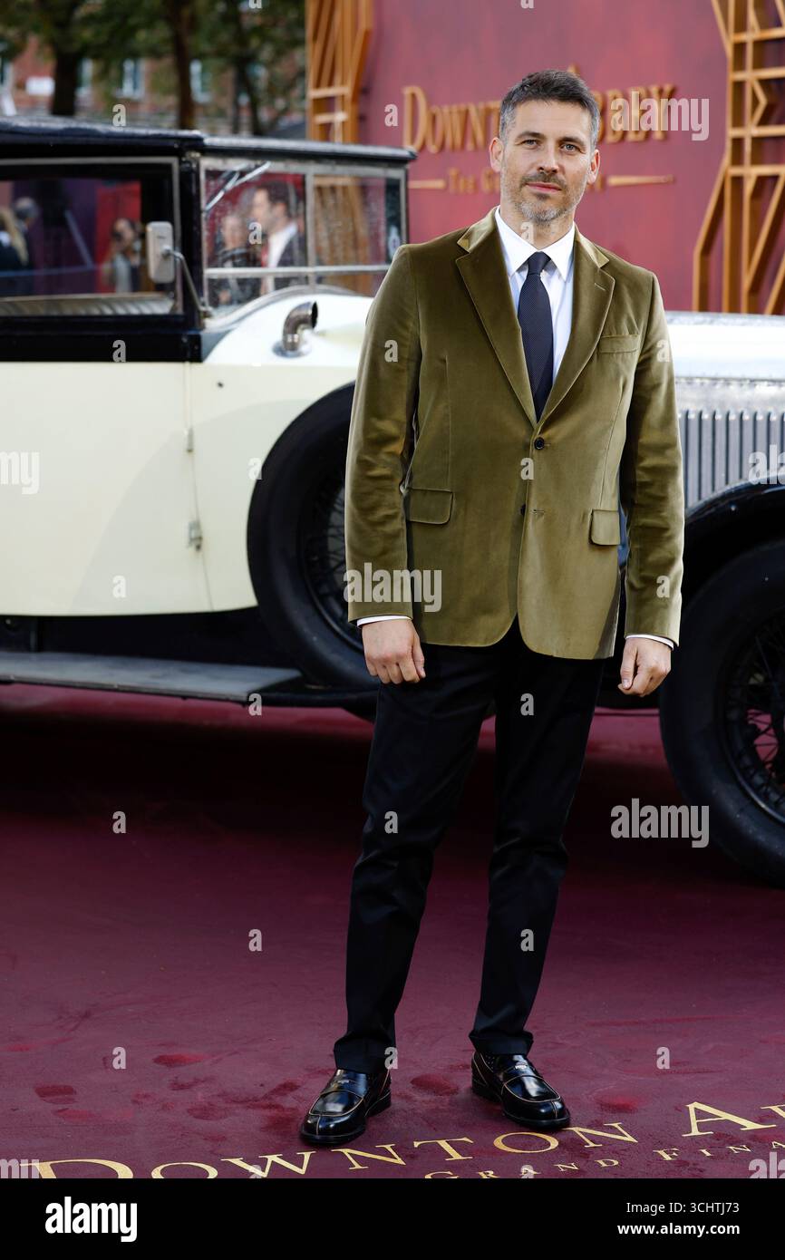 Rob James-Collier poses for photographers upon arrival at the world ...