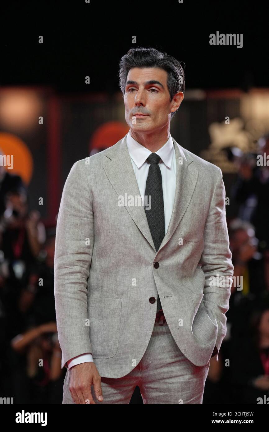 Louis Cancelmi poses for photographers on the red carpet for the film ...