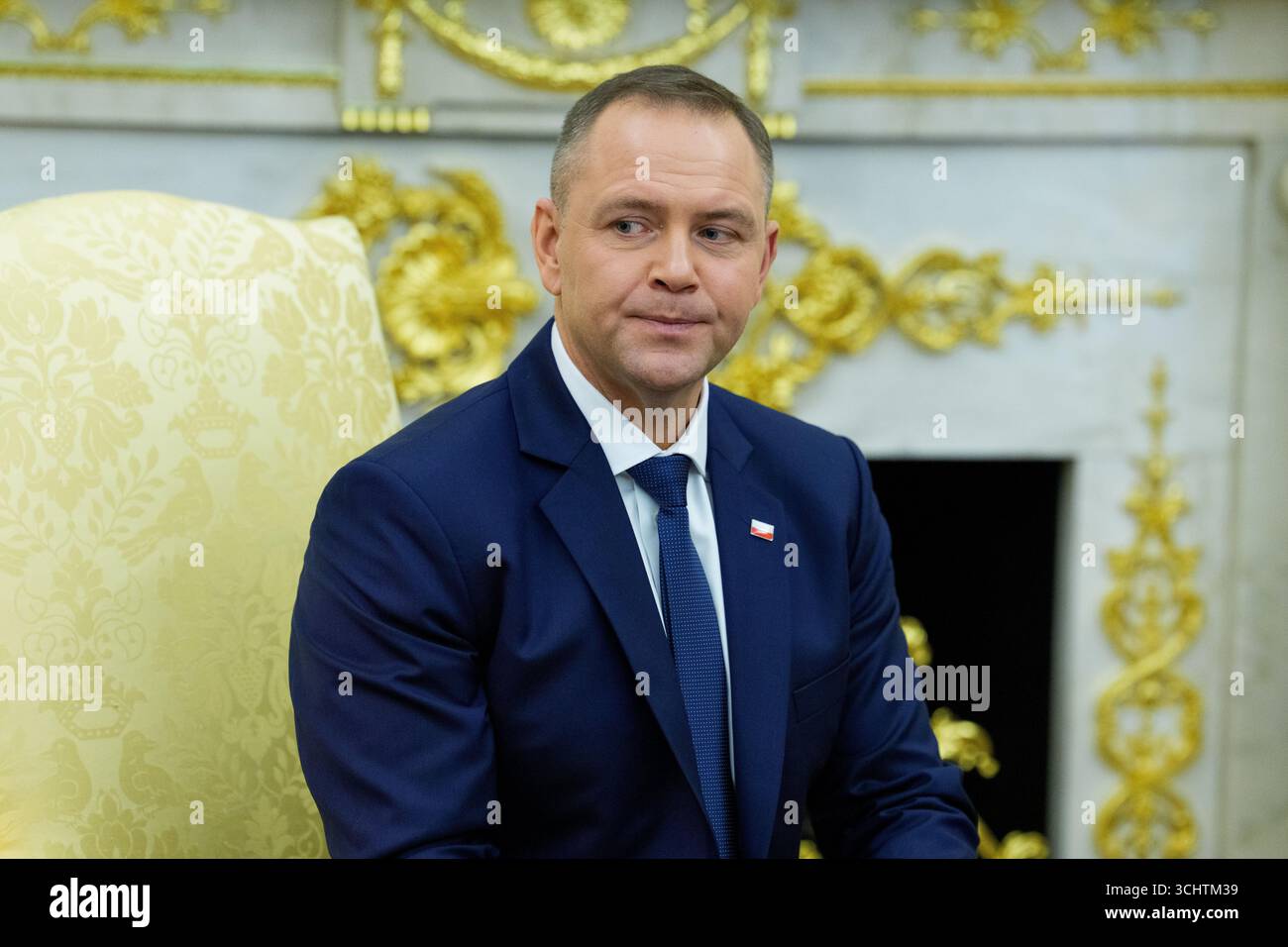 President Karol Nawrocki of the Republic of Poland participates in a ...