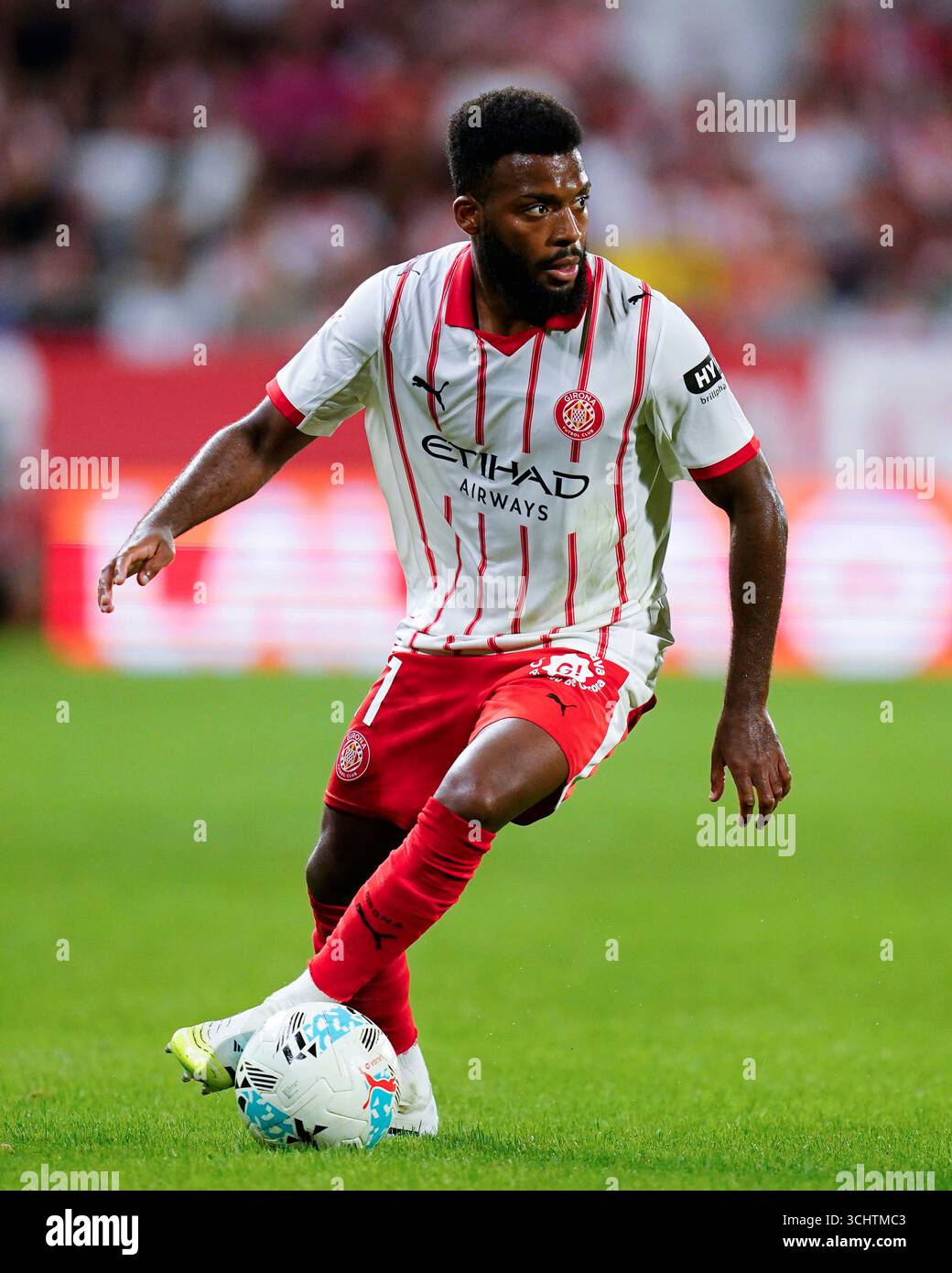 Thomas Lemar of Girona FC during the La Liga match 2025-2026, date 3 ...