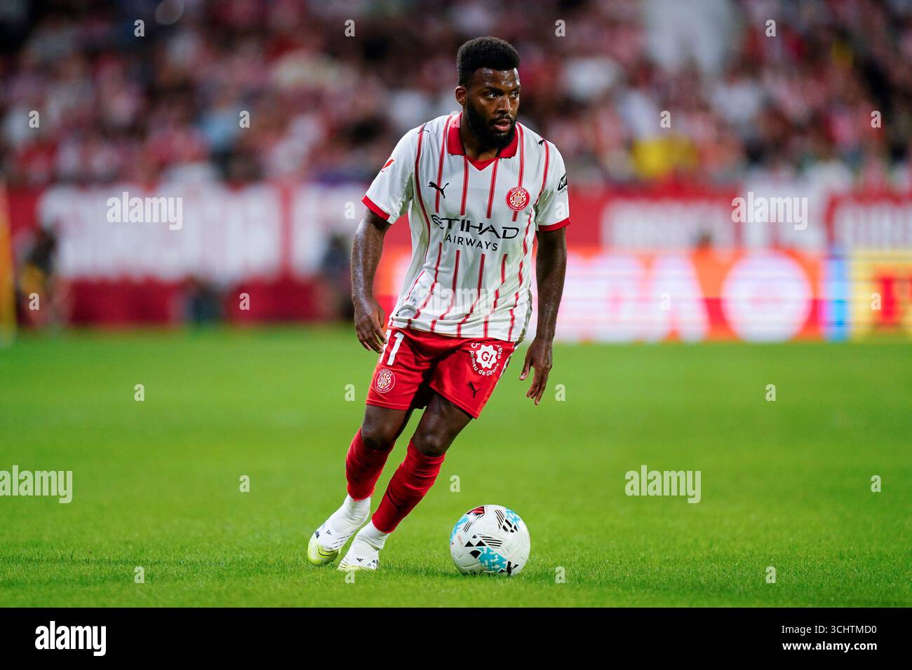 Thomas Lemar of Girona FC during the La Liga match 2025-2026, date 3 ...