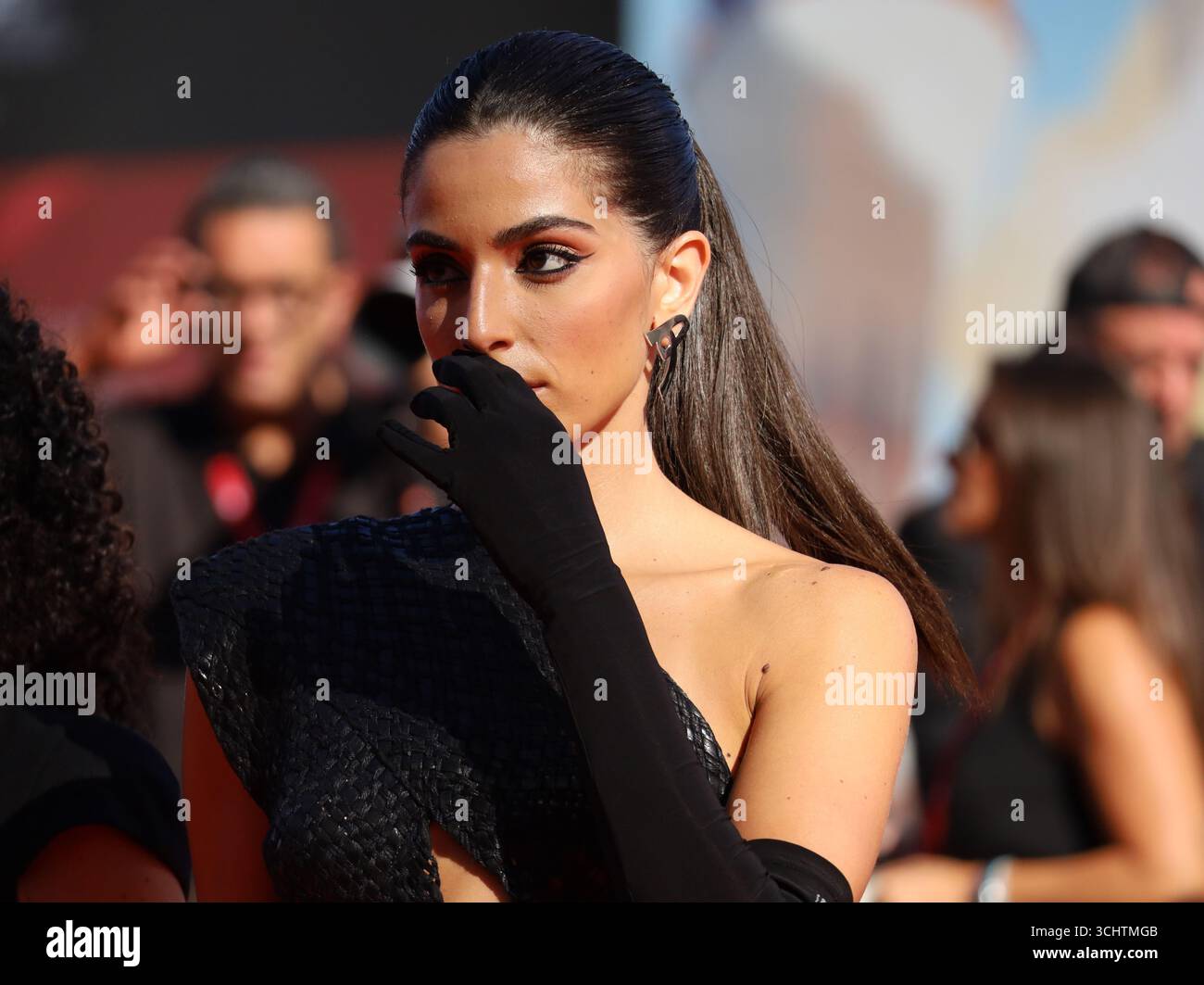 Venice, Italy, 3rd September, 2025. Saja Kilani arriving on the red ...