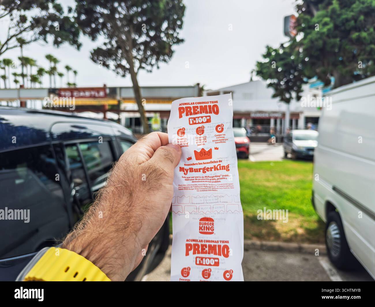 Burger king receipt hi-res stock photography and images - Alamy