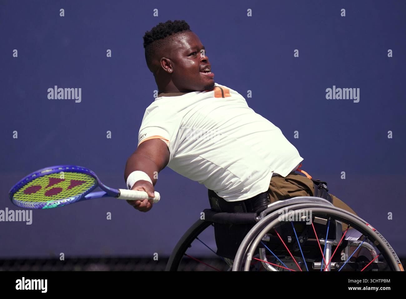 Donald Ramphadi of South Africa during the men's wheelchair doubles ...