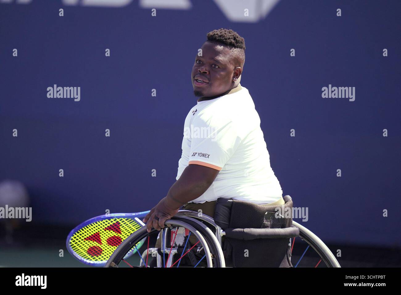 Donald Ramphadi of South Africa during the men's wheelchair doubles ...