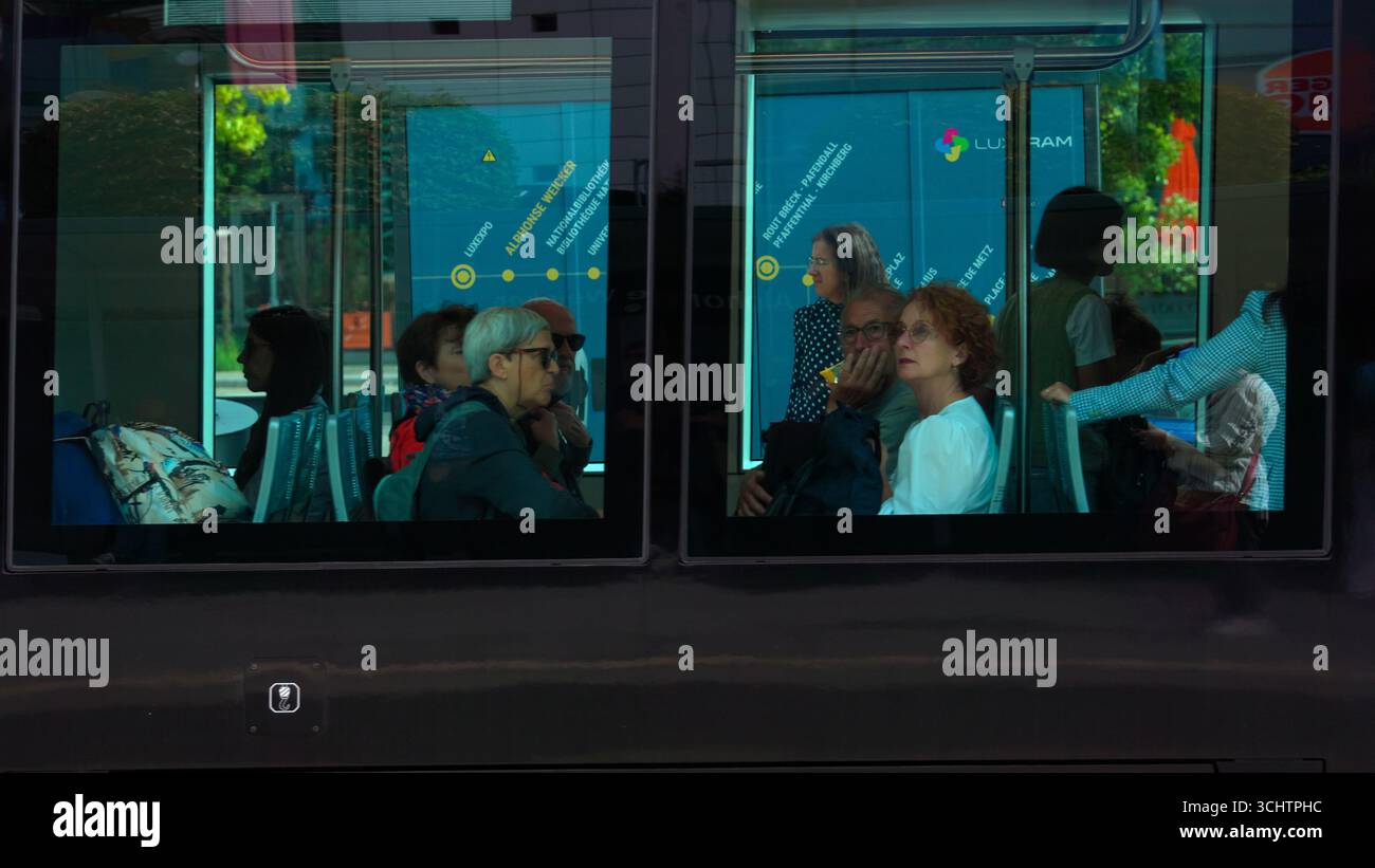 Luxembourg europe september 2025 tram hi-res stock photography and ...