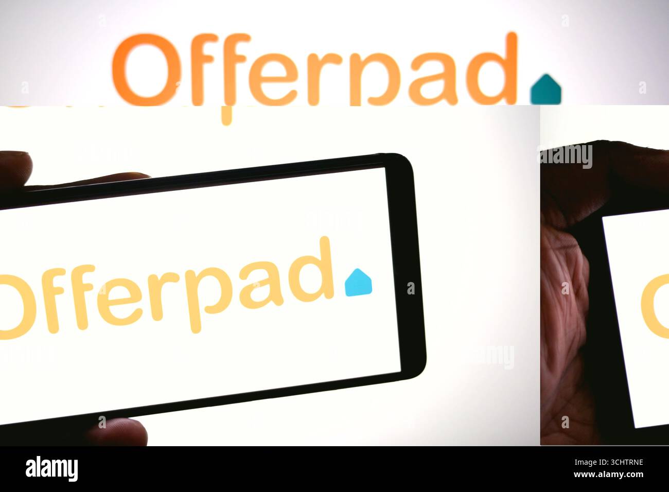 September 3, 2025, India: In this photo illustration, an Offerpad logo ...