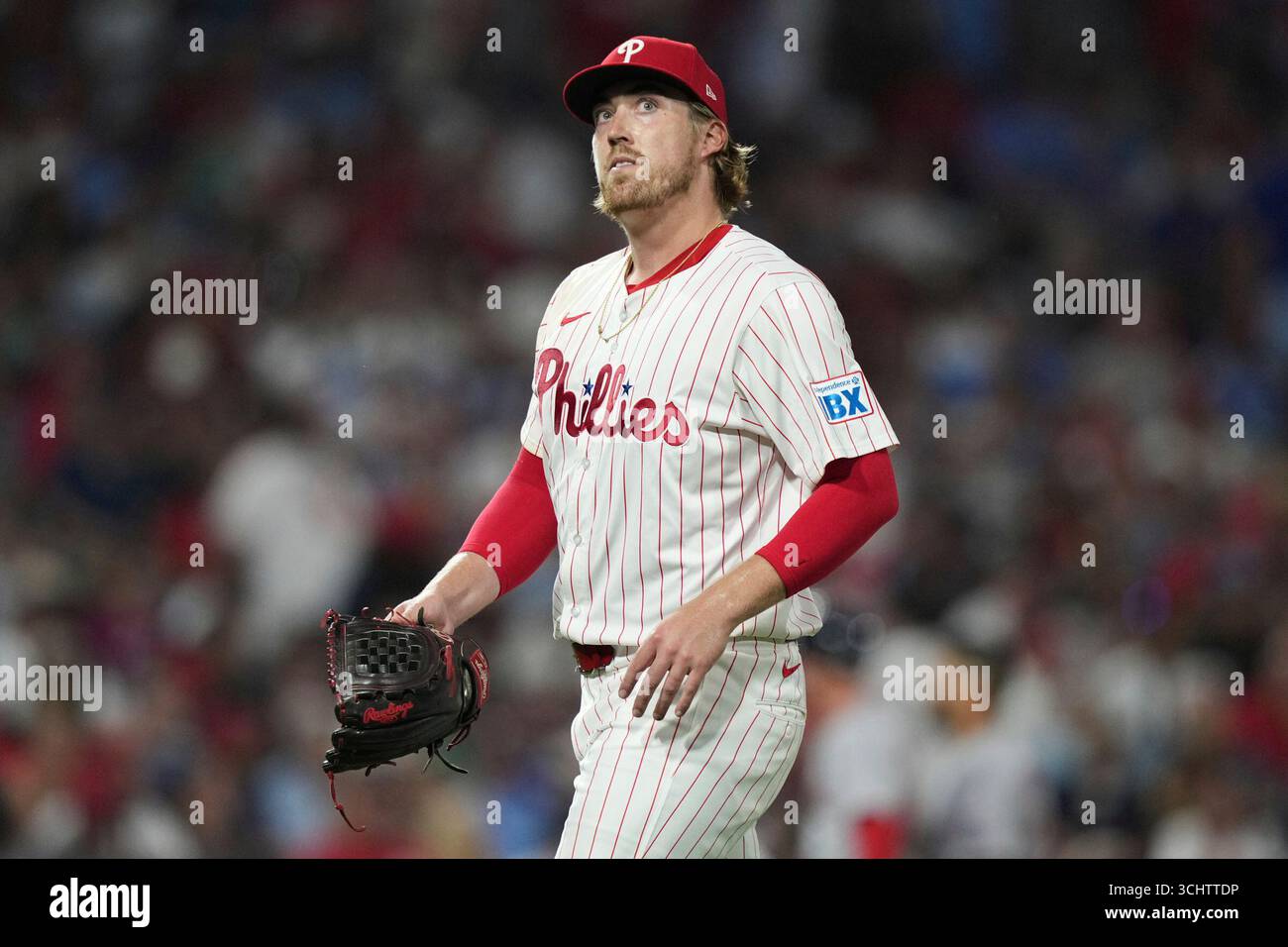 FILE - Philadelphia Phillies' Daniel Robert reacts during a baseball ...