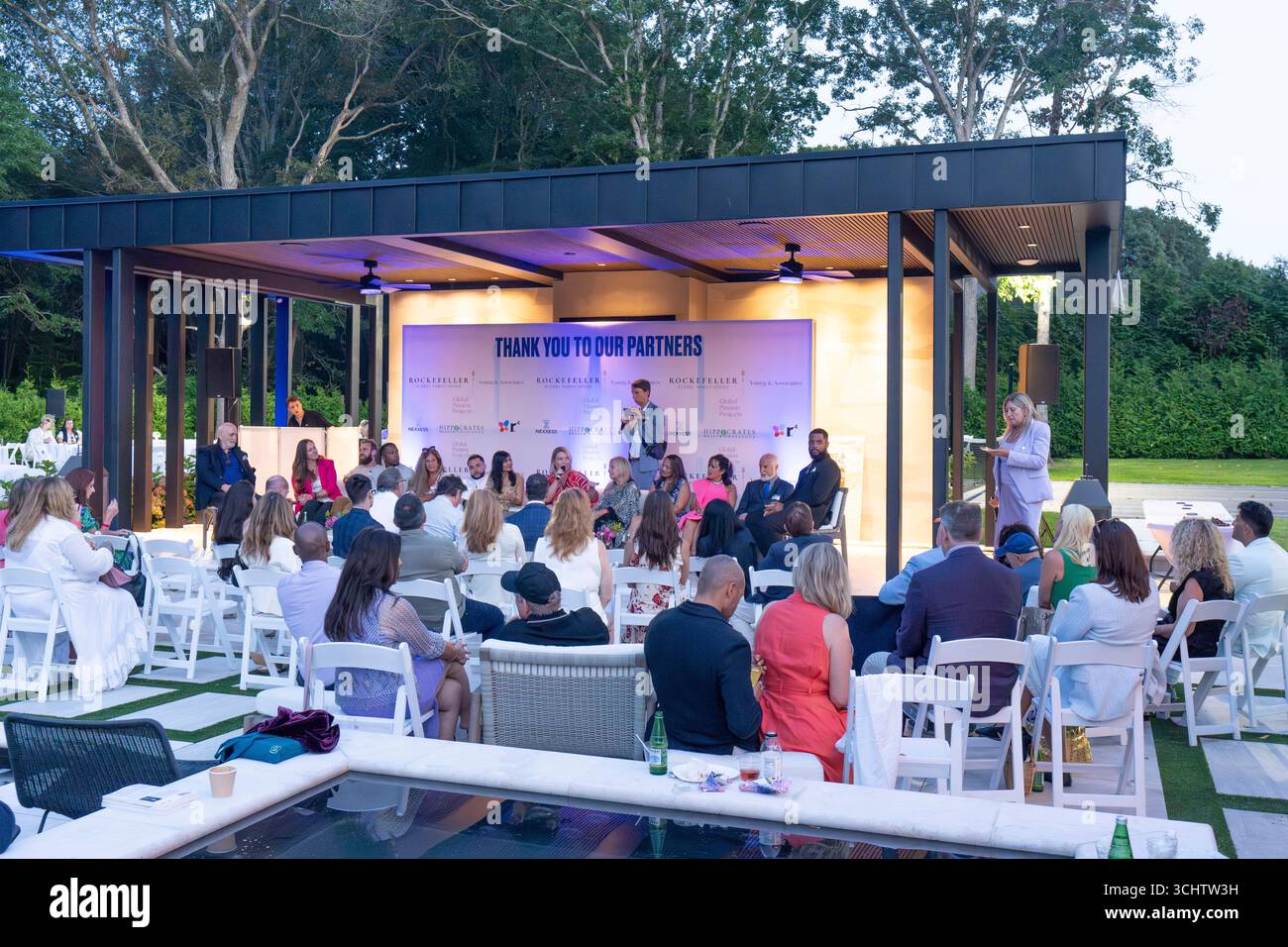 attends Global Passion Projects Hamptons 2025 at a private residence in ...