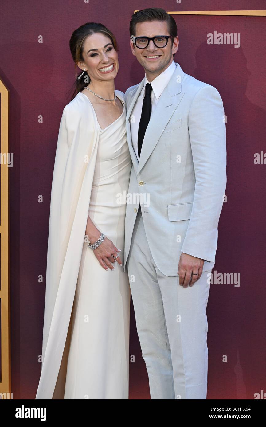 London, UK. September 3rd, 2025. Allen Leech and Jessica Blair Herman ...