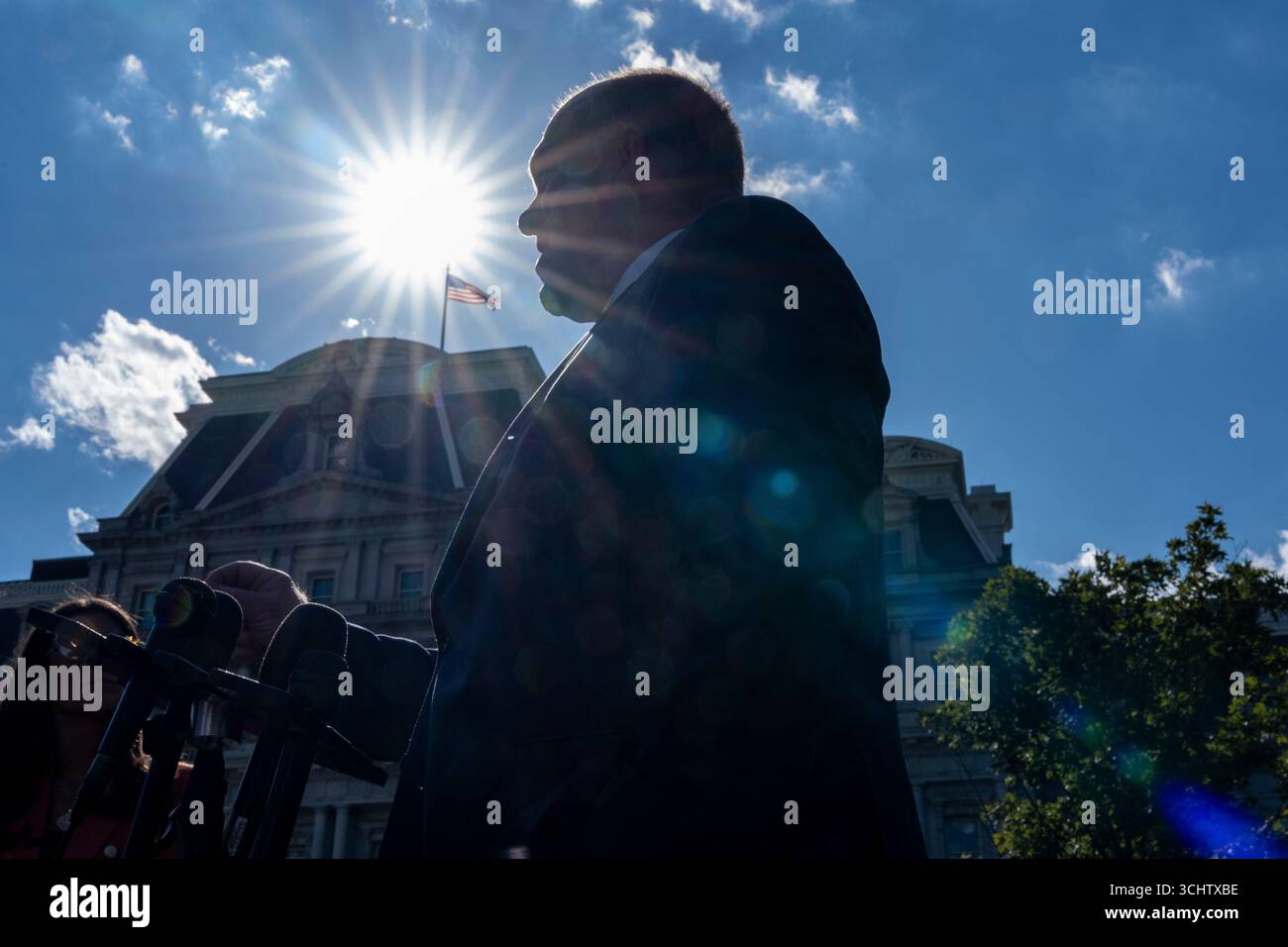 White House border czar Tom Homan speaks with reporters at the White ...