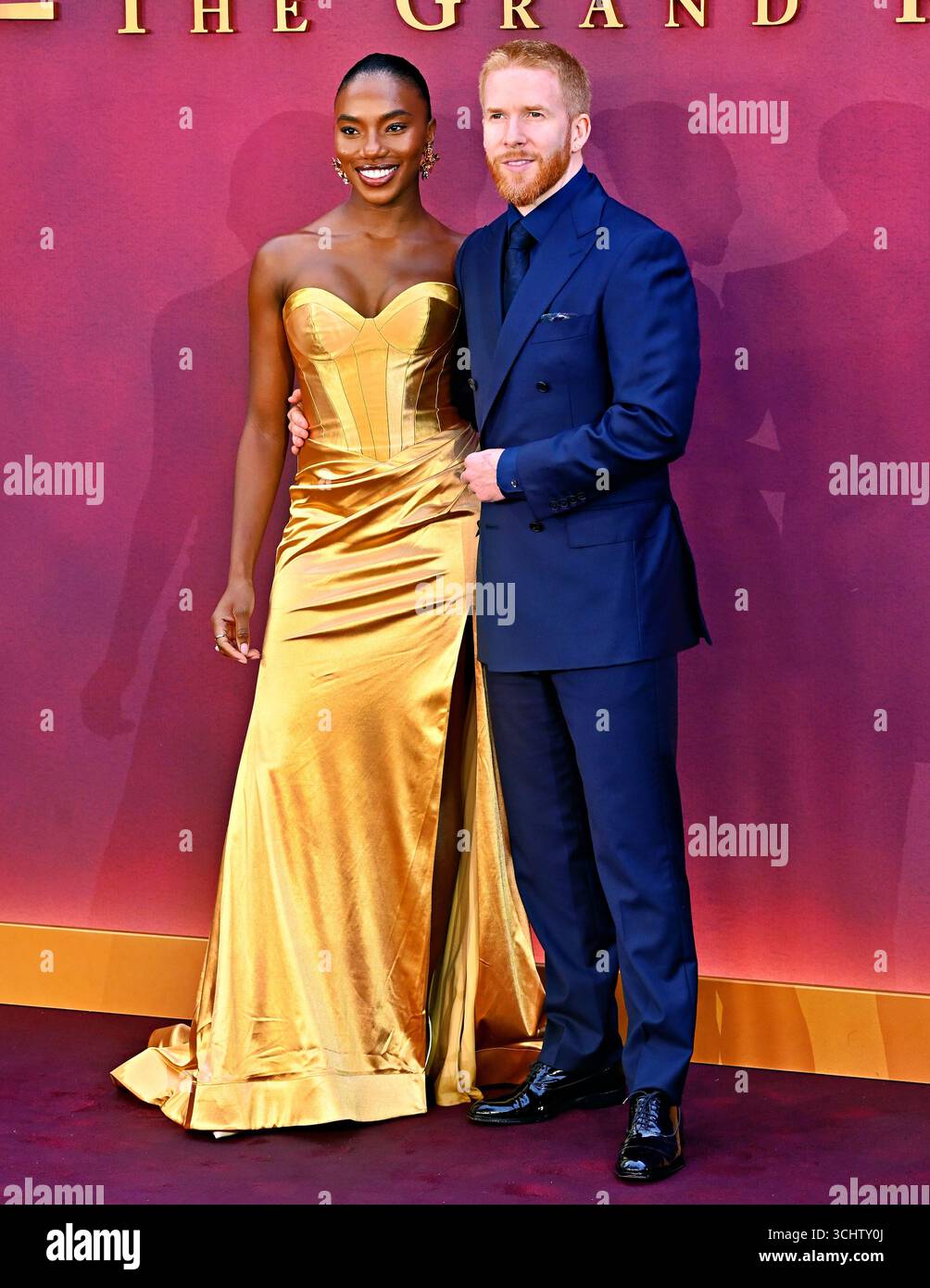 London, UK, 3rd September 2025: Chyna Mills and Neil Jones at the ...