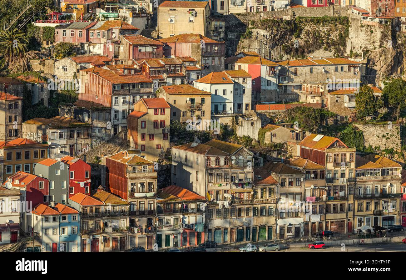Colorful Historic Houses of Porto, Portugal Stock Photo - Alamy