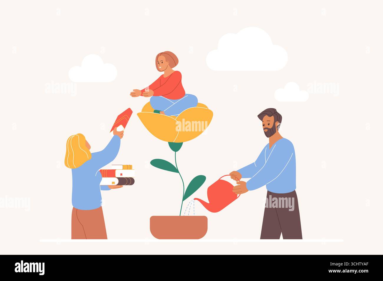 Knowledge upbringing Stock Vector Images - Alamy