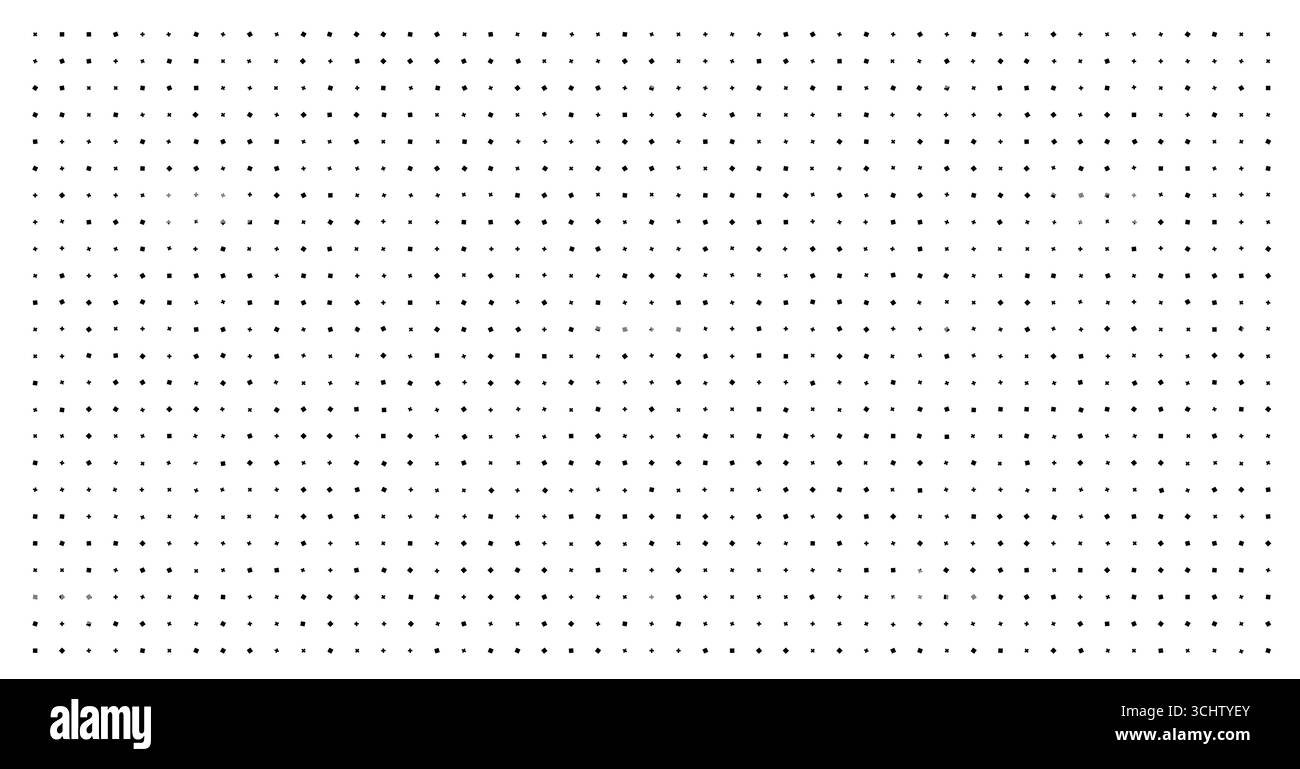 Seamless minimal black dotted grid pattern on isolated white background ...