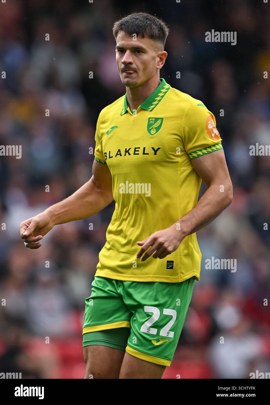 Norwich City's Mirko Topic during the Sky Bet Championship match at ...