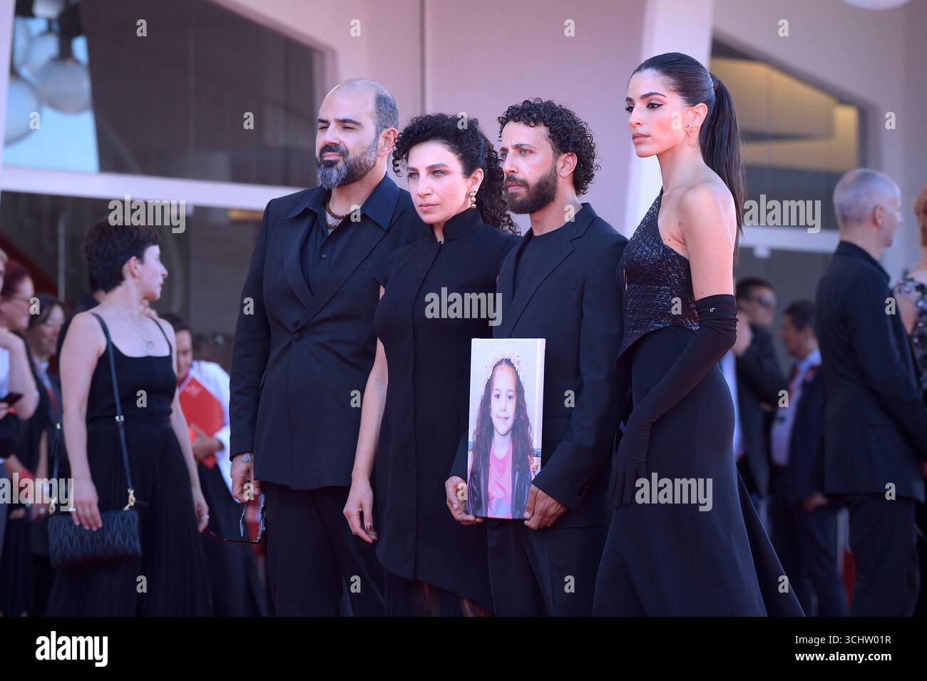 Saja Kilani, Clara Khoury, Amer Hlehel and Motaz Malhees attend the ...