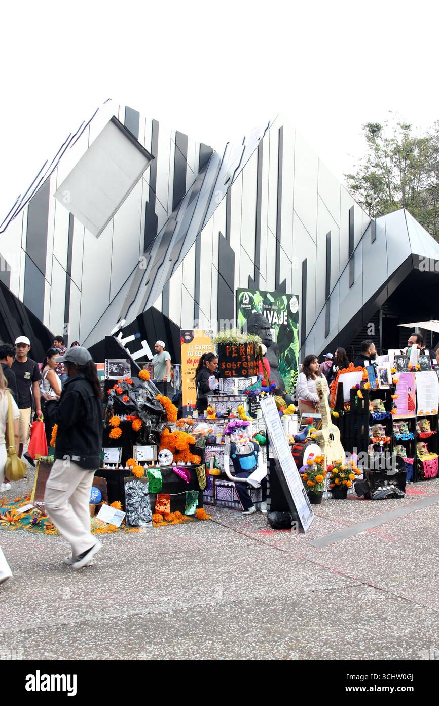 Mexico City, Mexico - Nov 3, 2024: The UNAM Megaofrenda is a monumental ...