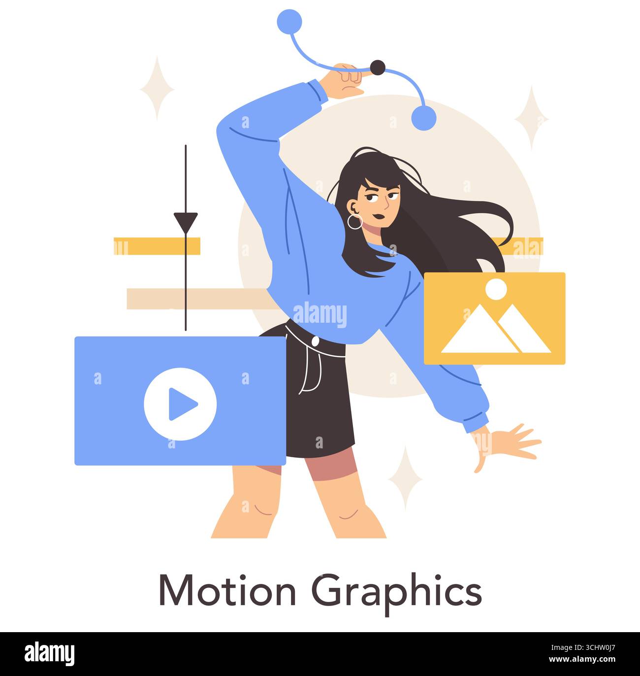 Playful motion graphics hi-res stock photography and images - Alamy