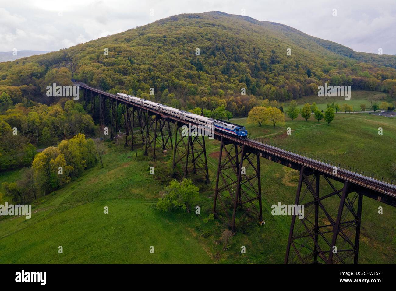 FILE - A Metro-North Railroad passenger train travels on the Moodna ...