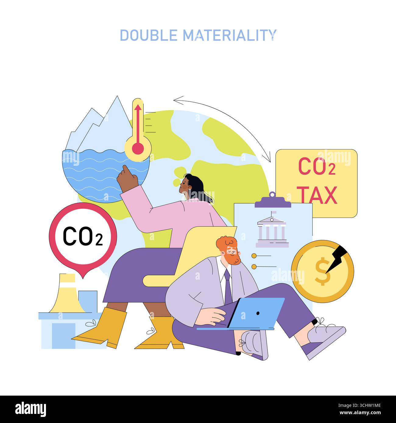 Climate awareness visual Stock Vector Images - Alamy